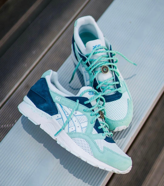 ASICS GEL V TEAL NAVY – Live-kickz