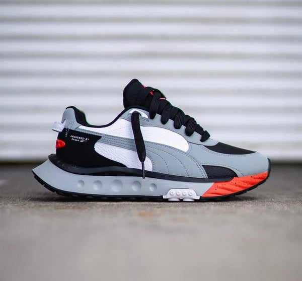 PUMA TRAINERS GREY BLACK WHITE – Live-kickz